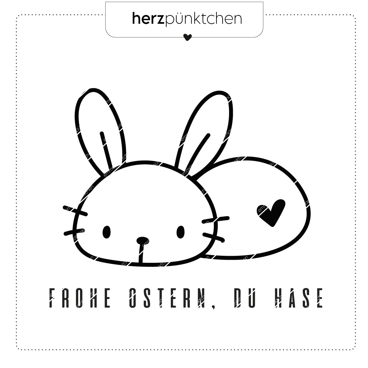 emmapünktchen ® Laser-/ Plottdatei - helllooo Hasenfein