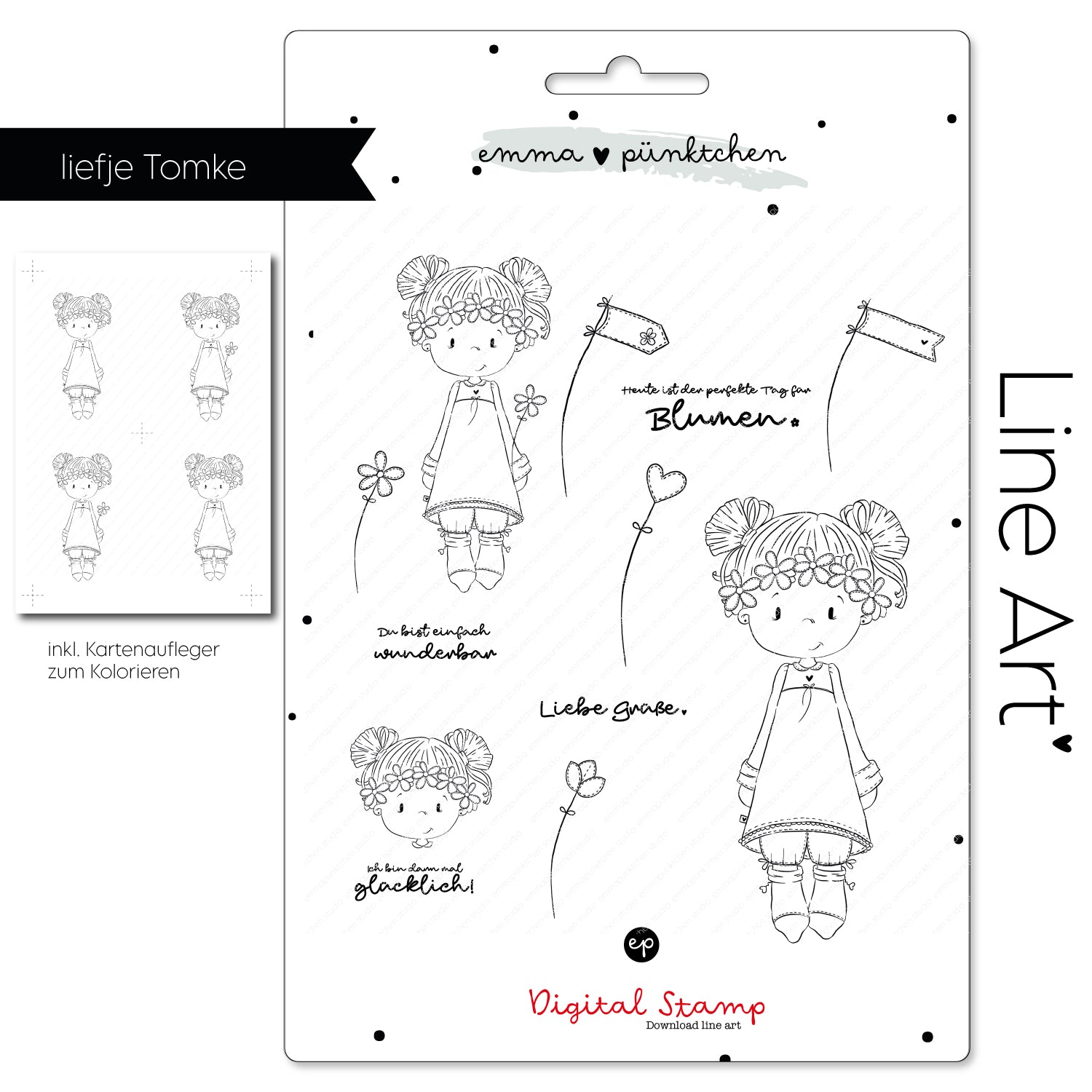 emmapünktchen ® DigiStamp - liefje Tomke