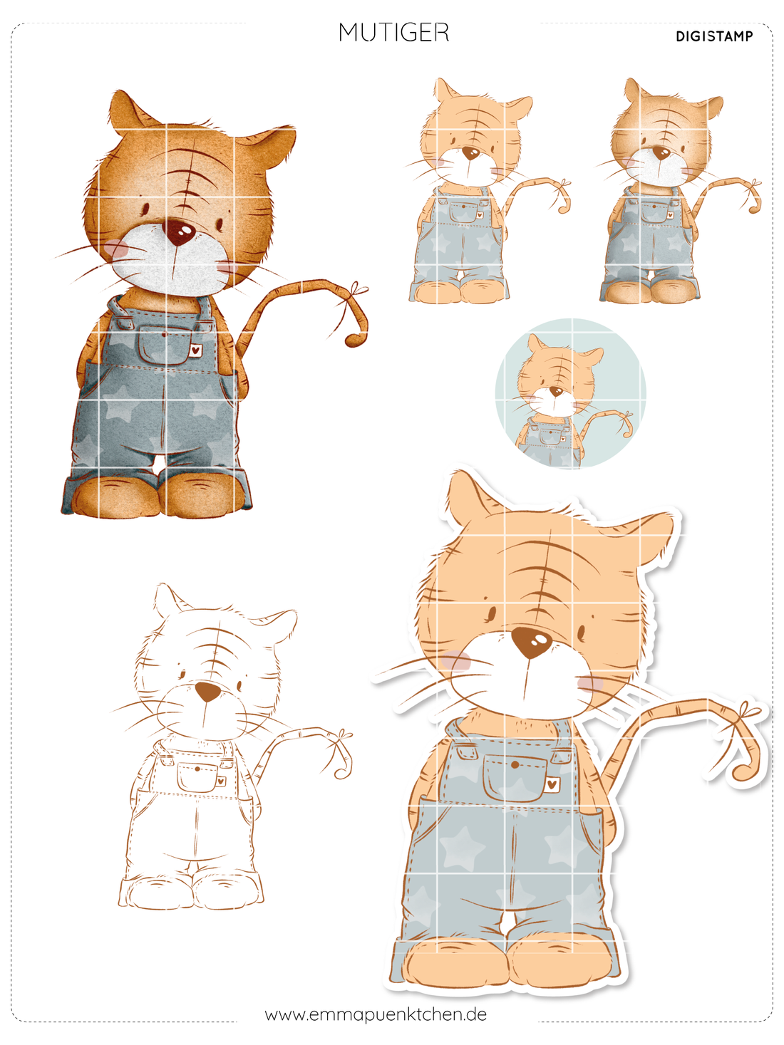 emmapünktchen ® - DigiStamp Mutiger